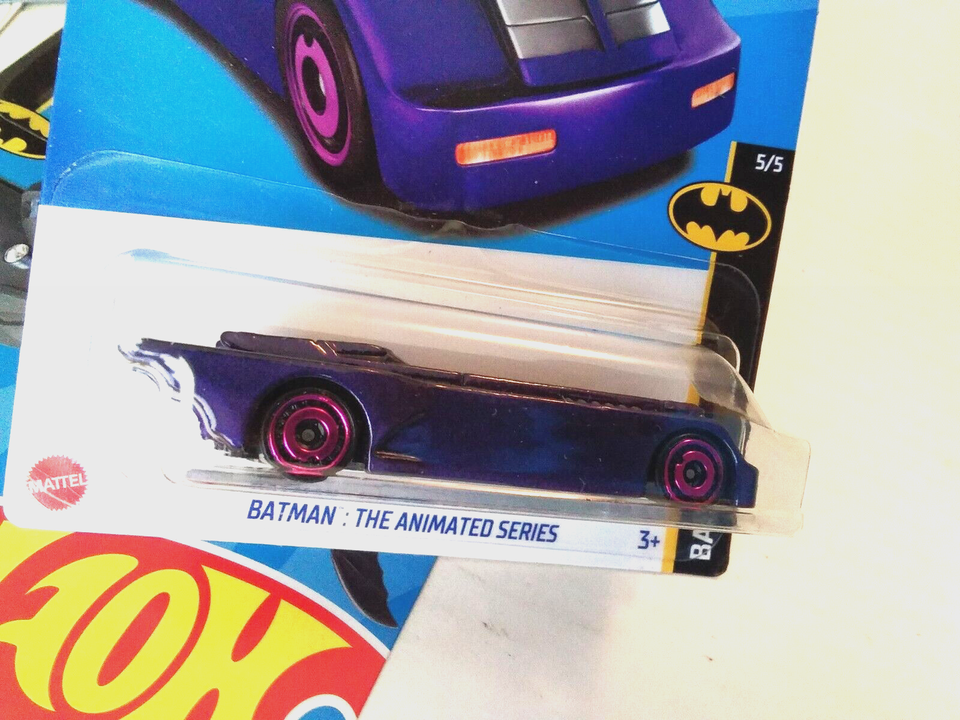 2021 Hot Wheels Purple Batmobile 5/5 Batman The Animated Series 169/250 ...