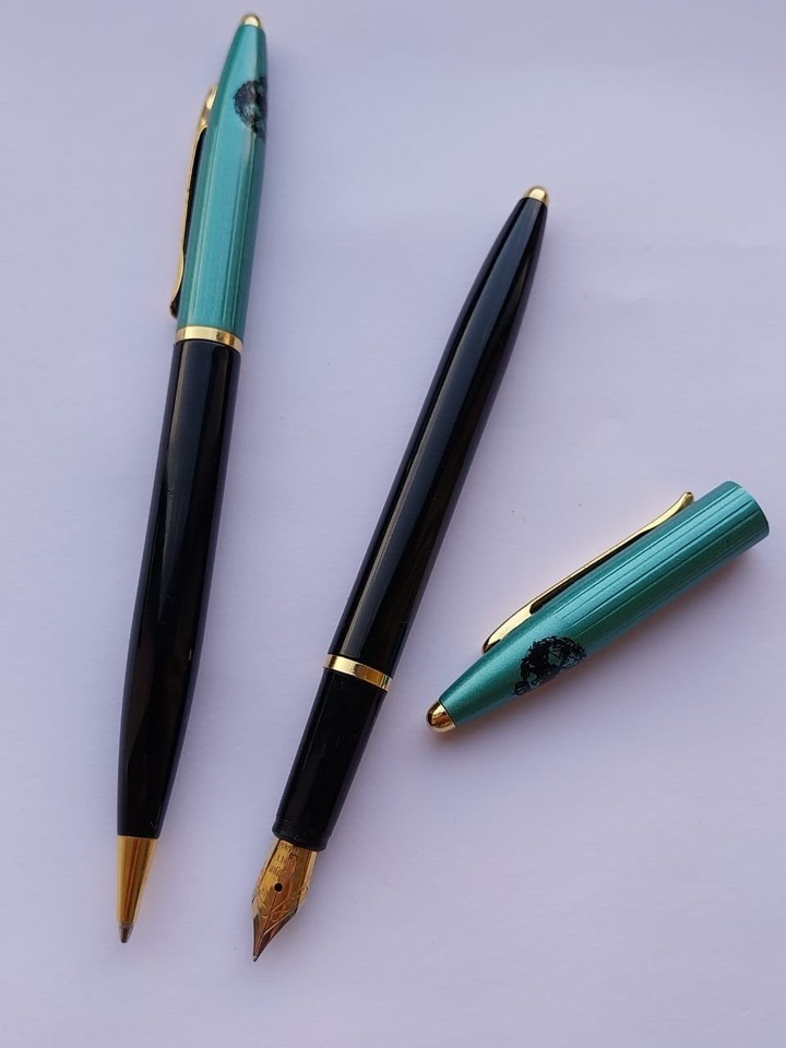 Vintage rare Fountain Ball point pen Jordan Gift Set army military coat ...