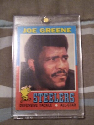 1971 Topps Football # 245 Joe Greene Rookie Card, EXCELLENT PLUS SHAPE ...
