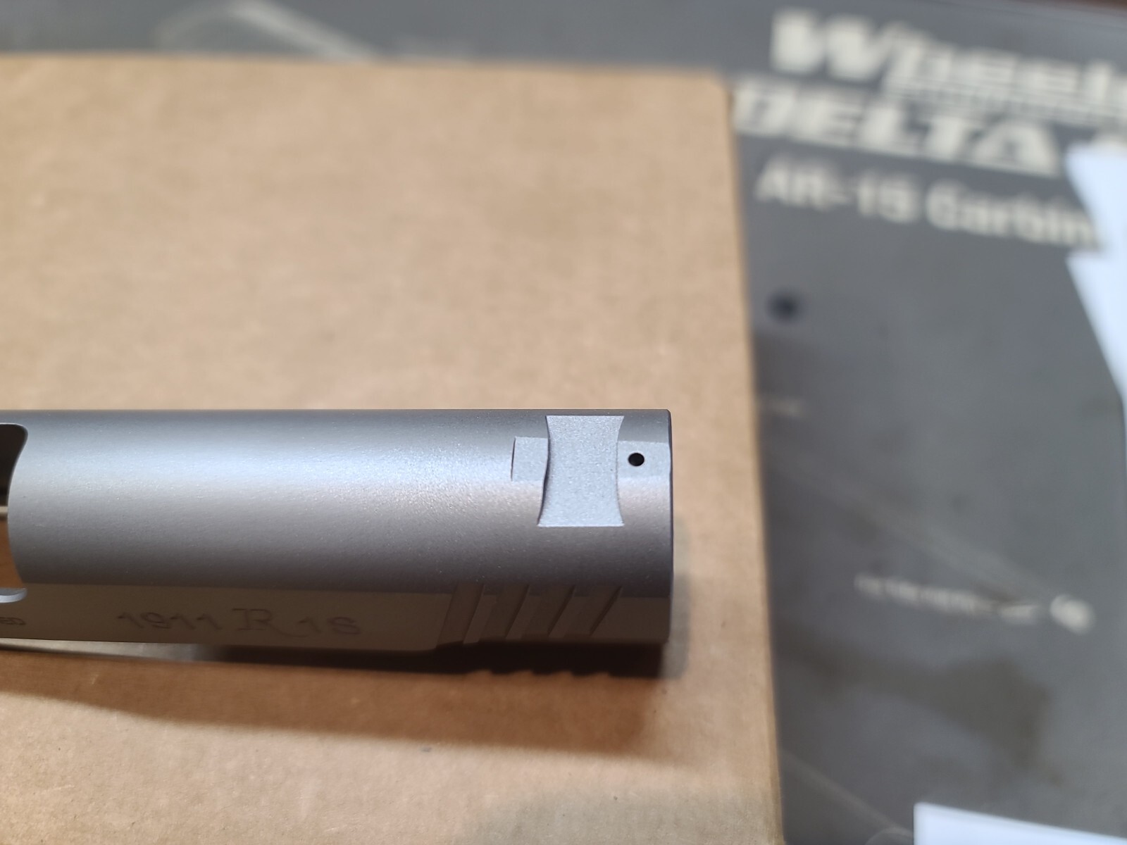 NOS REMINGTON 1911 R1S ENHANCED COMMANDER STAINLESS SLIDE 4¼" 45ACP # ...