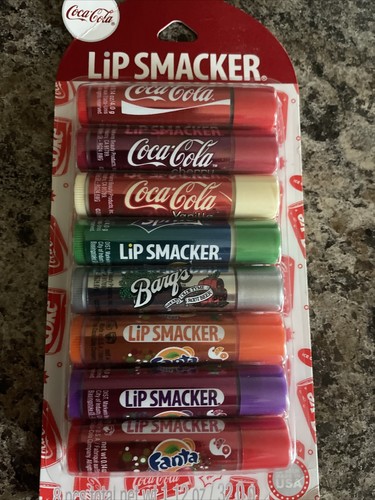 Lip Smacker Coca Cola Cherry Sprite Balm Soda Flavor Party Pack 8 Pc ...