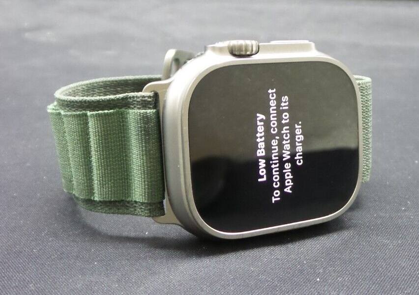 Locked Apple Ultra 49mm Titanium & Ceramic Case GPS LTE WR-100M Dive ...
