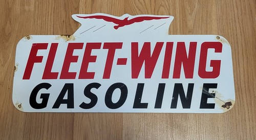 Fleet-Wing Gasoline Sign | eBay