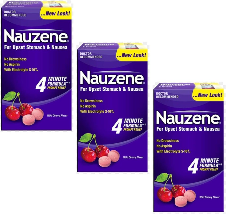Nauzene For Nausea Relief Chewable Tablets, 40 Count (Pack of 3) | eBay