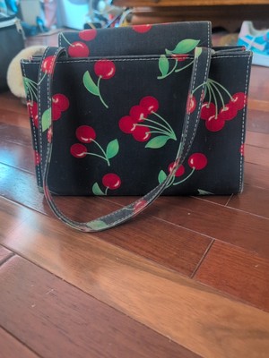 Wild Cherry Print Purse Handbag With Rhinestone 9.5 X 6 X 4 | eBay