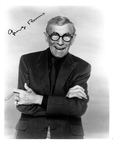 SIGNED / AUTOGRAPH PHOTOGRAPH: HOLLYWOOD ACTOR, GEORGE BURNS | eBay