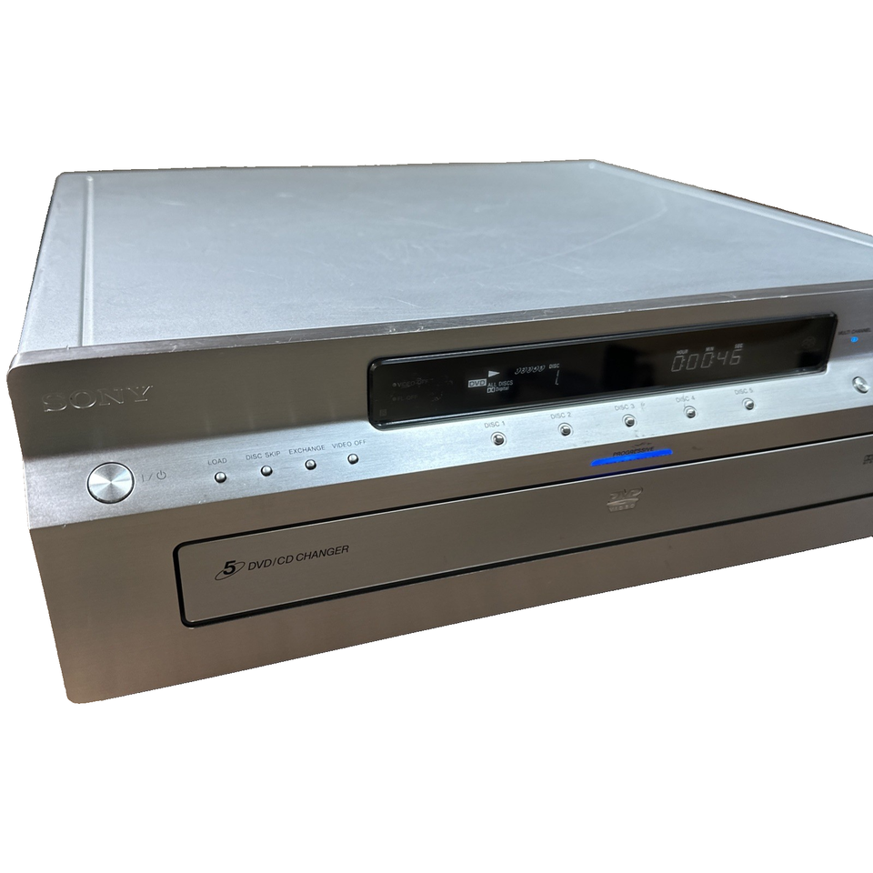 Sony DVP-NC555ES DVD/CD/SACD 5-Disc Changer Player ES Audiophile ...