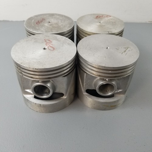 4 New NOS Genuine Ford Pistons BB-6110 .060 Oversize 1928-34 Model A ...