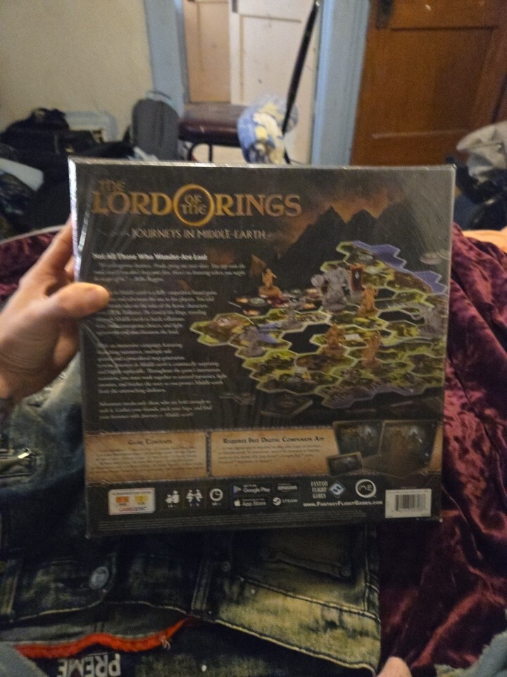 Fantasy Flight Games Lord of The Rings Journeys in Middle- Earth Board ...