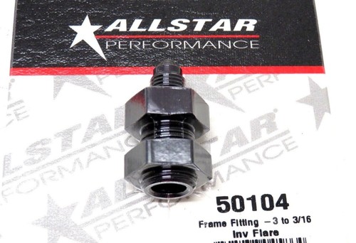 Brake Line Adapter Fitting -3 to 3/16" Inverted Flare Thru Frame ...