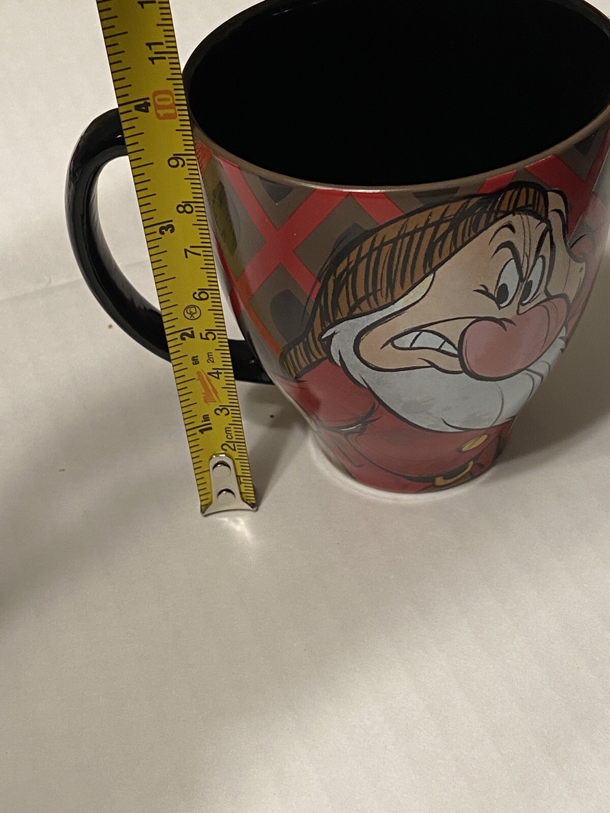 Disney Store Grumpy Dwarf Character Pattern Mug Cup Snow White ...