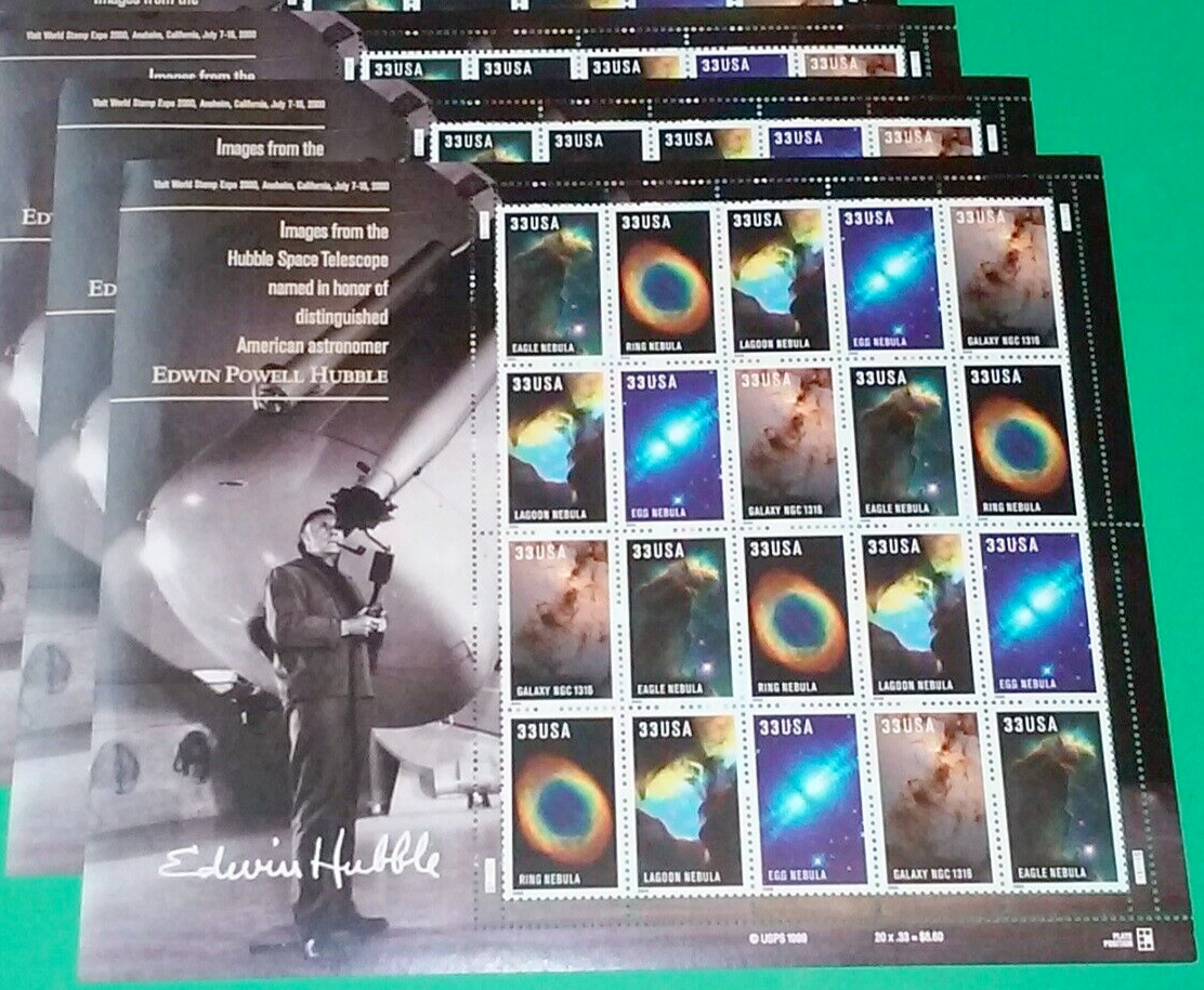Edwin Powell Hubble Postage Stamp Hubble Biography Discount