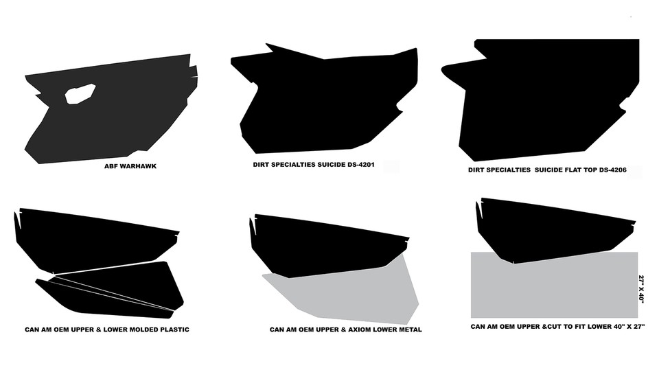 Can am Maverick X3 custom graphics decal wrap kit 24 mil design #3715 ...