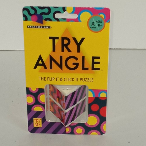 Brainwright Try Angle - The Flip It & Click It Puzzle, 5" Ages 8 ...
