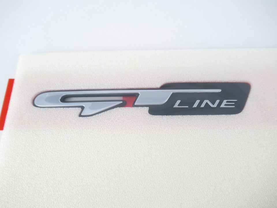 Genuine OEM Kia 86315 L2100 "GT LINE" Emblem Badge | eBay