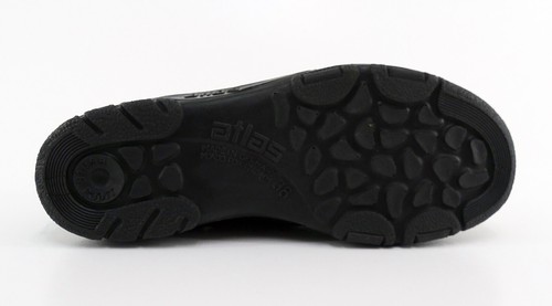 Safety shoes Atlas work shoes S1 real leather anthracite green size 38 ...