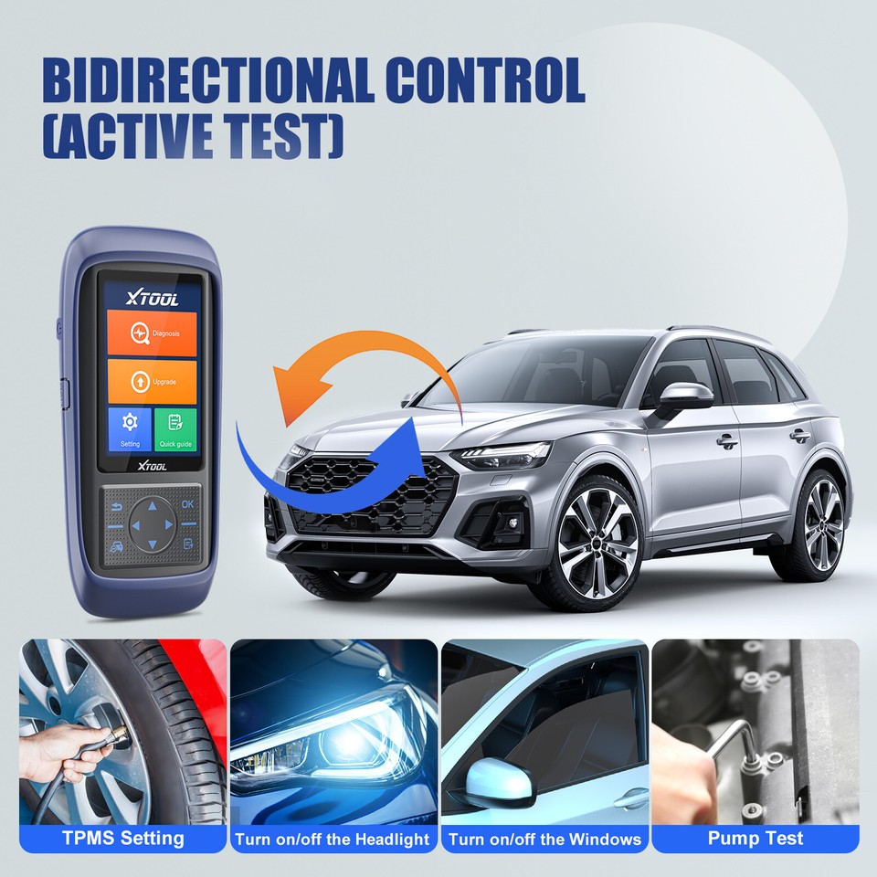 XTOOL A30 PRO Car Full Diagnostic Scanner Bi-directional IMMO Reset ...