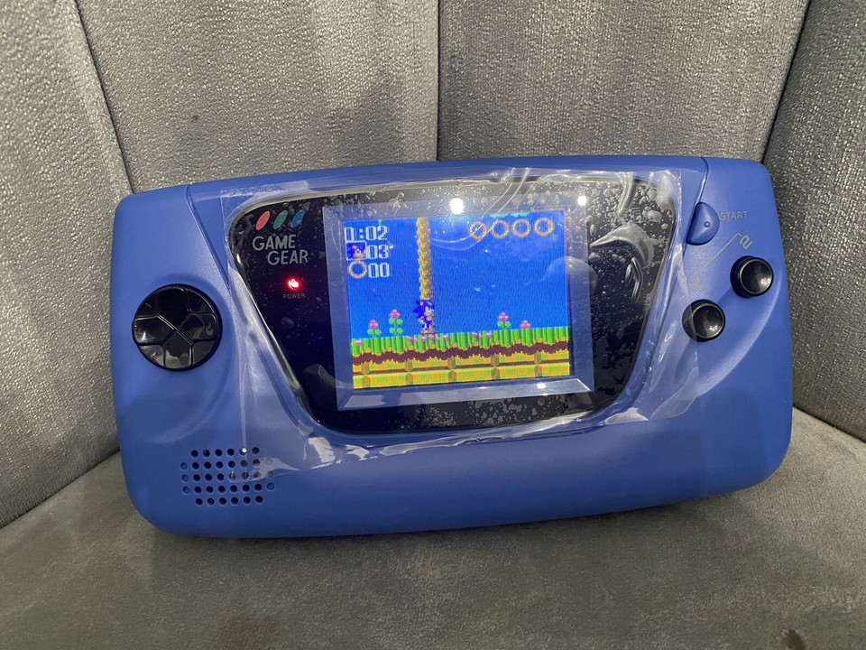 Sega Game Gear Blue New 2024 Screen Touch Color | eBay