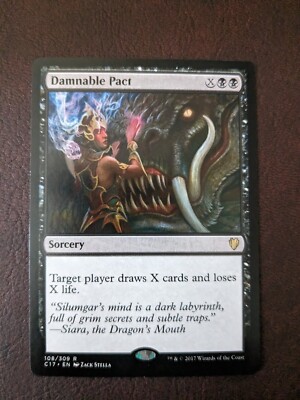 DAMNABLE PACT C17 - Magic The Gathering MTG Collectible Card game rare ...