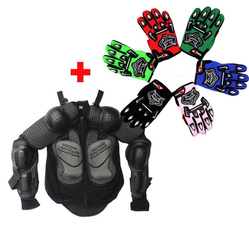 Motocross BMX Kids Youth Body Armour Dirt Bike Quad Motorcycle Gear ...