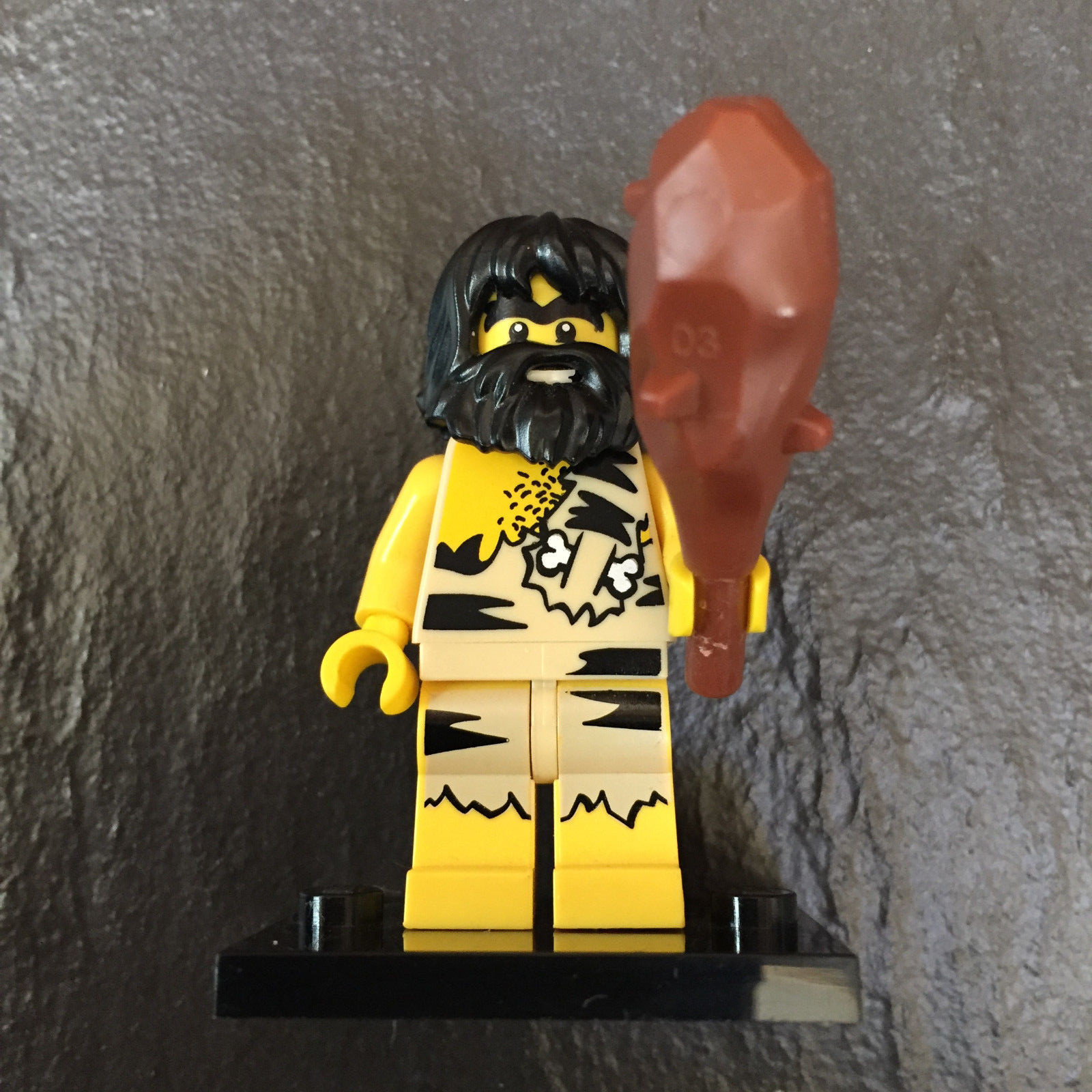 LEGO MINIFIGURE SERIES 1 CAVEMAN - ON STAND | eBay