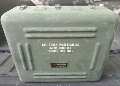 U. S. Army Aircraft Crash Investigating Kit FSN 1580-903-1049 | eBay