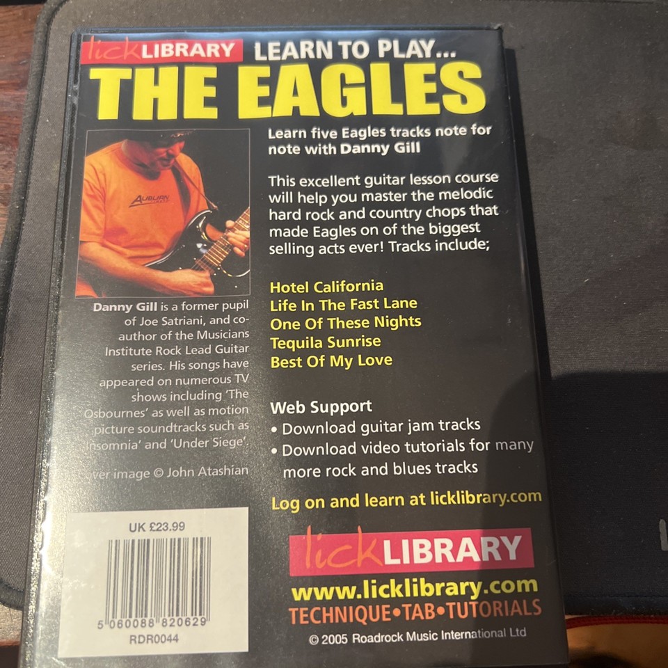 Lick Library LEARN TO PLAY THE EAGLES Hotel California Guitar Video ...