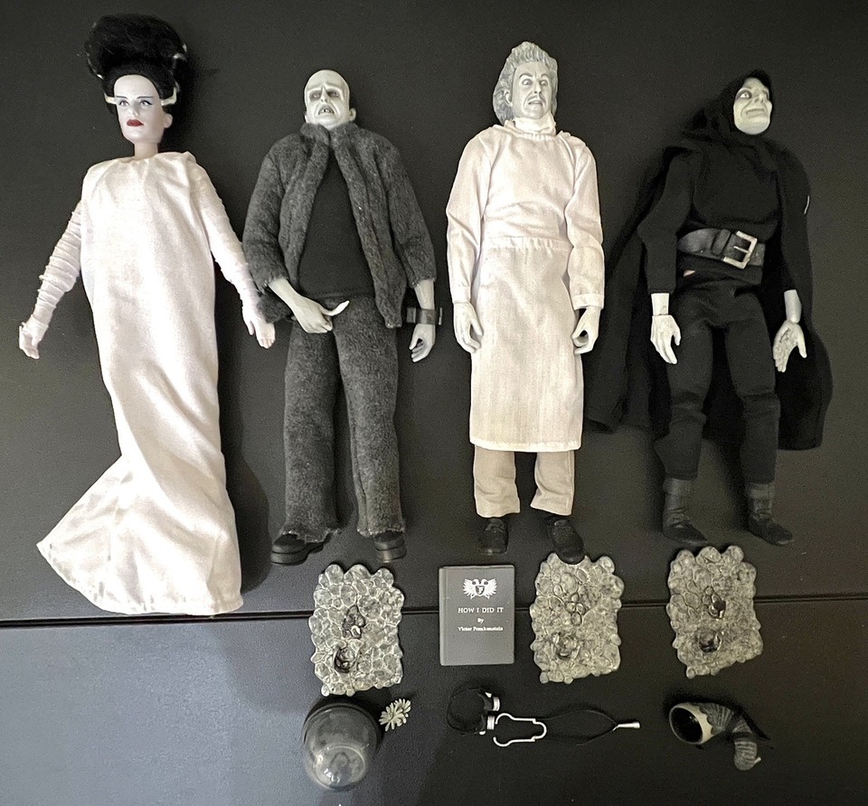 1/6 SIDESHOW YOUNG FRANKENSTEIN 12'' FIGURES + BONUS BRIDE 4 Figure Lot ...