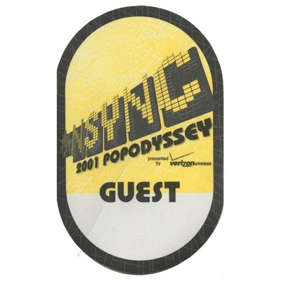 NSYNC 2001 Pop Odyssey Concert Tour Backstage Pass | eBay