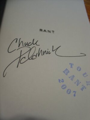 Rant, Palahniuk, Chuck 9780224080590 | eBay