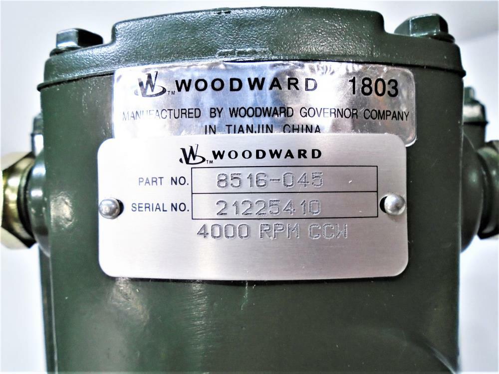 Woodward 8516-045 Governor 4000 RPM CCW | eBay