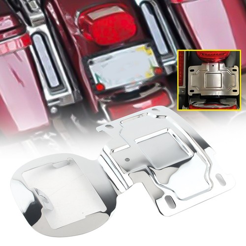 License Plate Relocation Bracket Holder Kit For Harley Davidson Touring ...