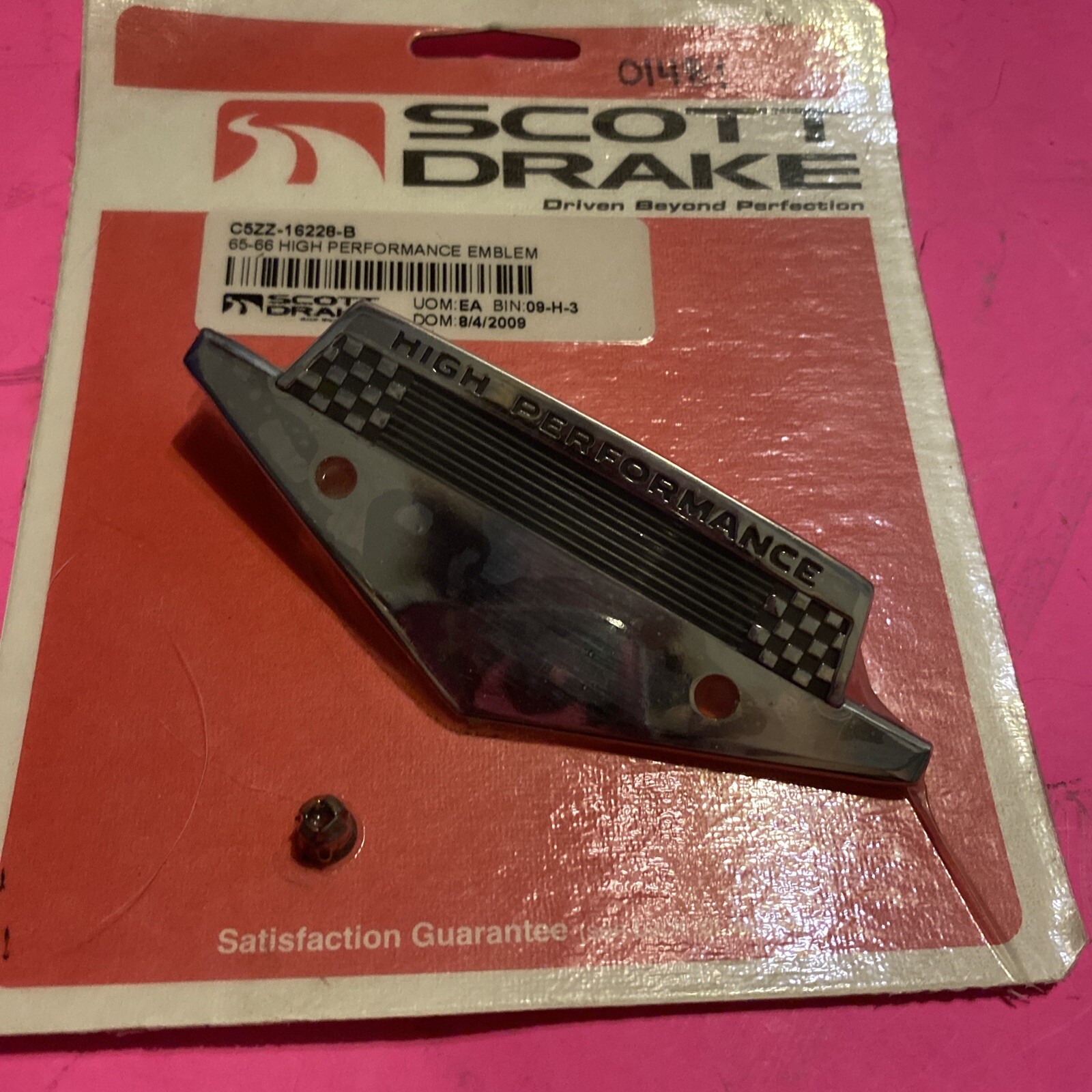 Fender+Emblem+SCOTT+DRAKE+C5ZZ-16228-B+fits+65-66+Ford+Mustang for sale ...