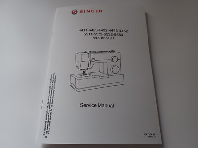 Singer 4452 Service Manual Reproduction (Rare Version) | eBay