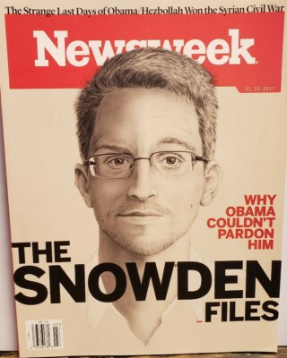 Newsweek Jan 20 2017 The Snowden Files Obama FREE SHIPPING CB | eBay
