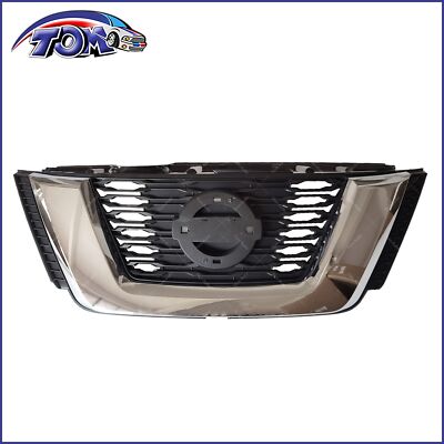 2017-2018 Nissan Rogue Chrome Front Upper Bumper Grill Grille ...