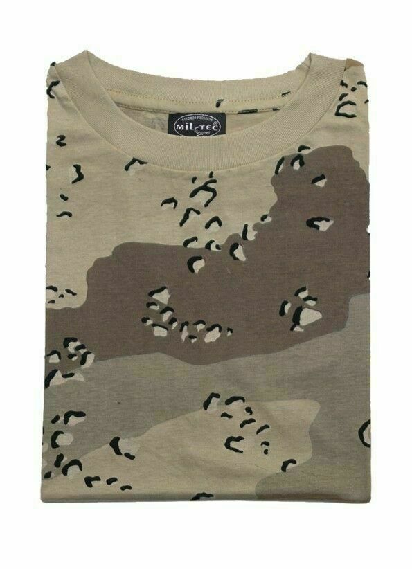 T-Shirt Chocolate Chip Tarnung 6-color Camouflage US Army Camo WW2 WK2 ...