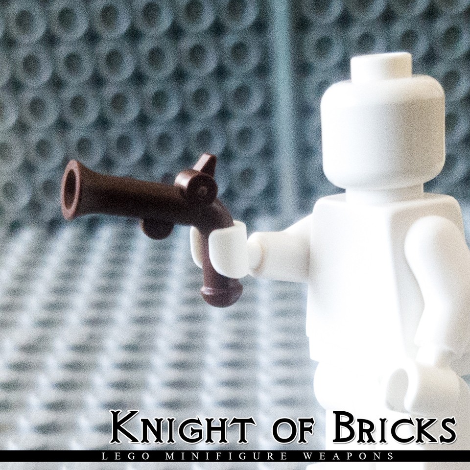 LEGO Minifigure BROWN Weapon Gun Pirate Flintlock Pistol Soldier | eBay