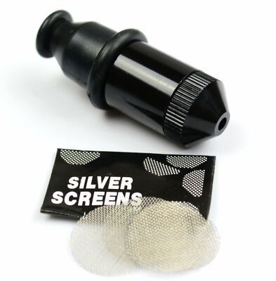 Sneak a Toke Metal Bullet Smoking Pipe BLACK One Hitter Tobacco Pipe w ...