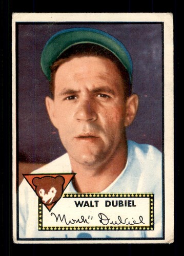 1952 Topps Walt Dubiel Fair #164 Baseball Card | eBay