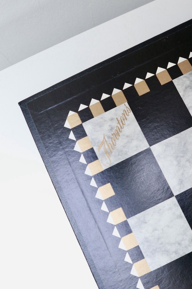 Thorntons Black and White Foldable Chess Board | eBay UK