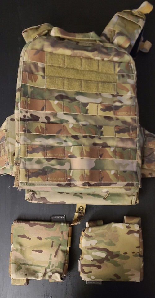 AVS Crye Clone Vest, Multicam + Free Side Pouches | eBay