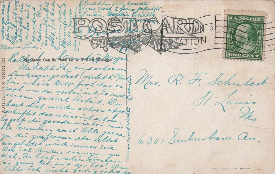 Vinegar Valentines Poem Cute Romance Large Nose Young Man Vtg Postcard ...