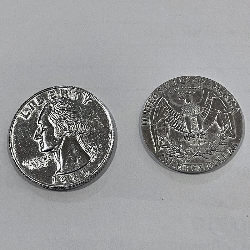 Hollow Detachable Trick Quarter Spy Coin Novelty Gift Free Shipping! | eBay