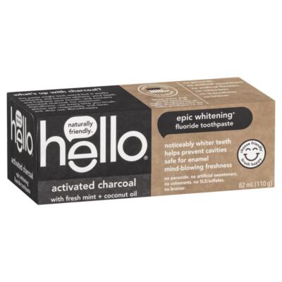 Hello Toothpaste Charcoal 110g | eBay