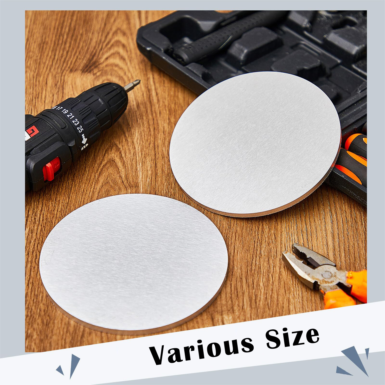 6061 Round Aluminum Sheet Disc Plate Dia 100/150/200/300mm Thick 1/2/3 ...