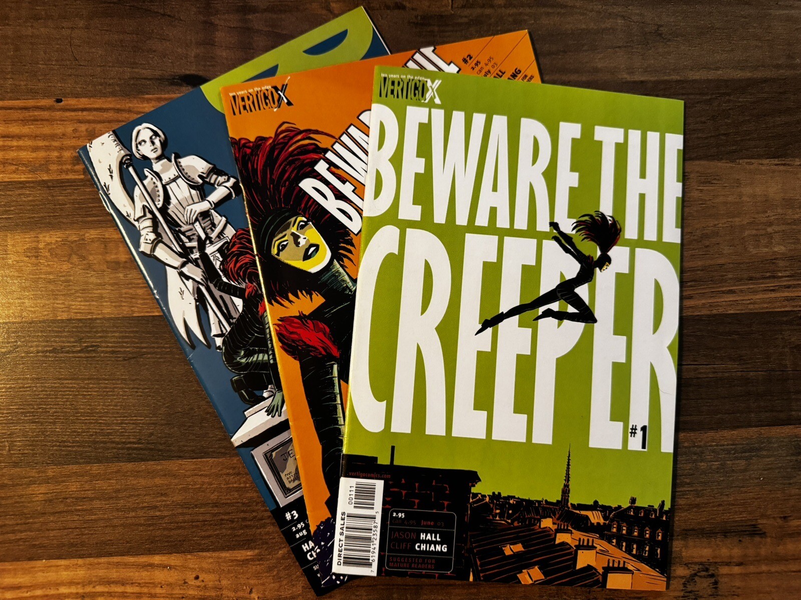 Beware the Creeper (Hall & Chiang) Issues #1, 2, 3 Lot Vertigo X Comics ...