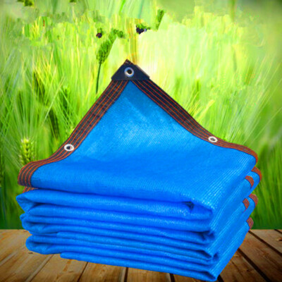 Customize 85% UV Blue Shade Cloth Taped Edge with Grommets | eBay