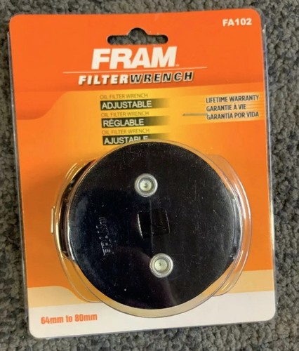 FRAM Oil Filter Wrench FA102 Adjustable Filter Wrench | eBay