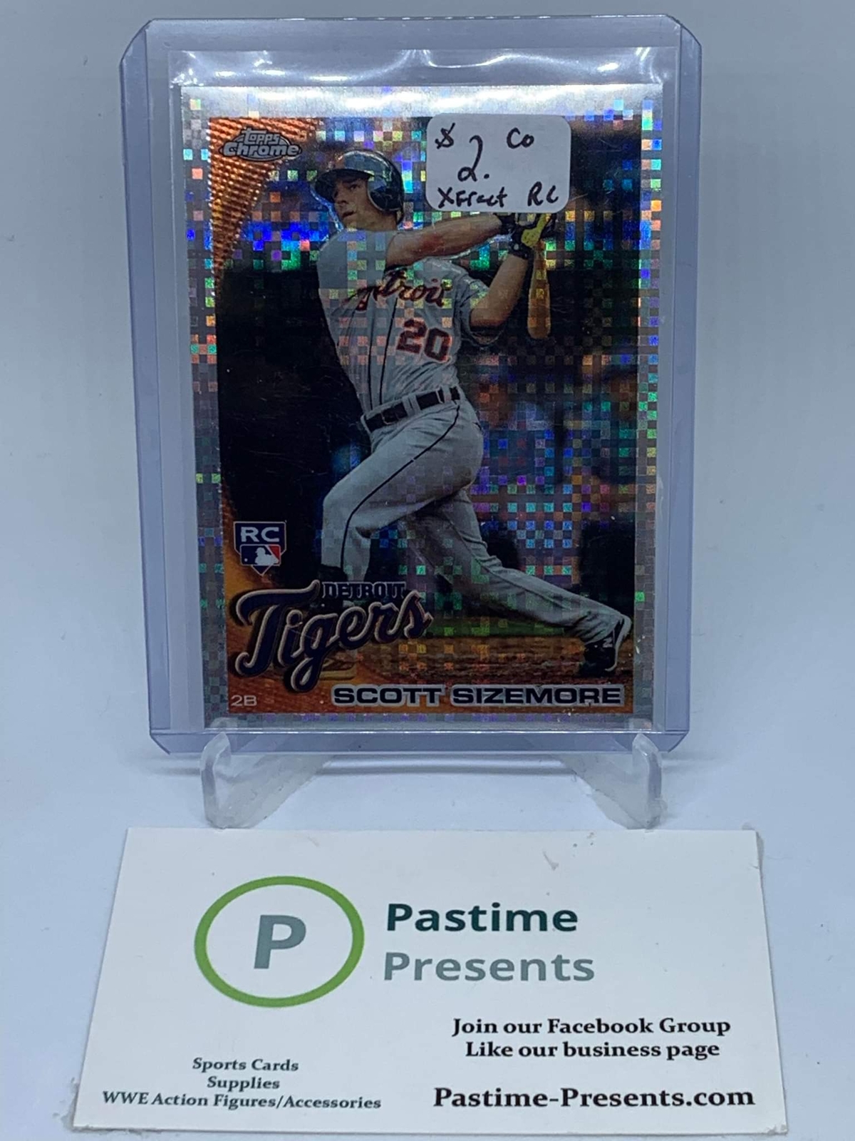 2010 Topps Chrome #175 Scott Sizemore Xfractor RC Detroit Tigers | eBay